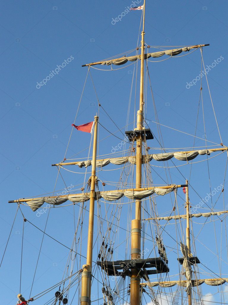 Ship mast — Stock Photo © scarfe #6221974