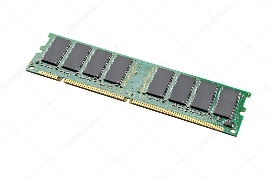 Isolated PC memory, RAM — Stock Photo © danyk #5968130