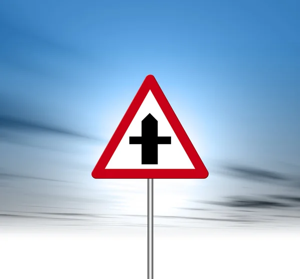Crossroads road sign — Stock Photo © hypermania #5986531