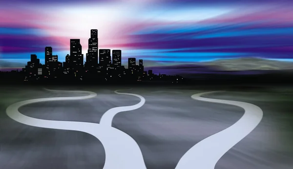 Two paths Stock Photos, Royalty Free Two paths Images | Depositphotos