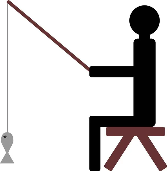 Symbole pêcheur Vector Art Stock Images | Depositphotos