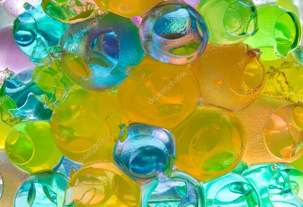 A variety of colored gelatin balls as a background Stock Photo by ...