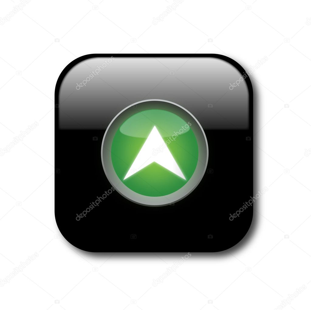 Black button vector Stock Vector Image by ©JoeArt #6259106