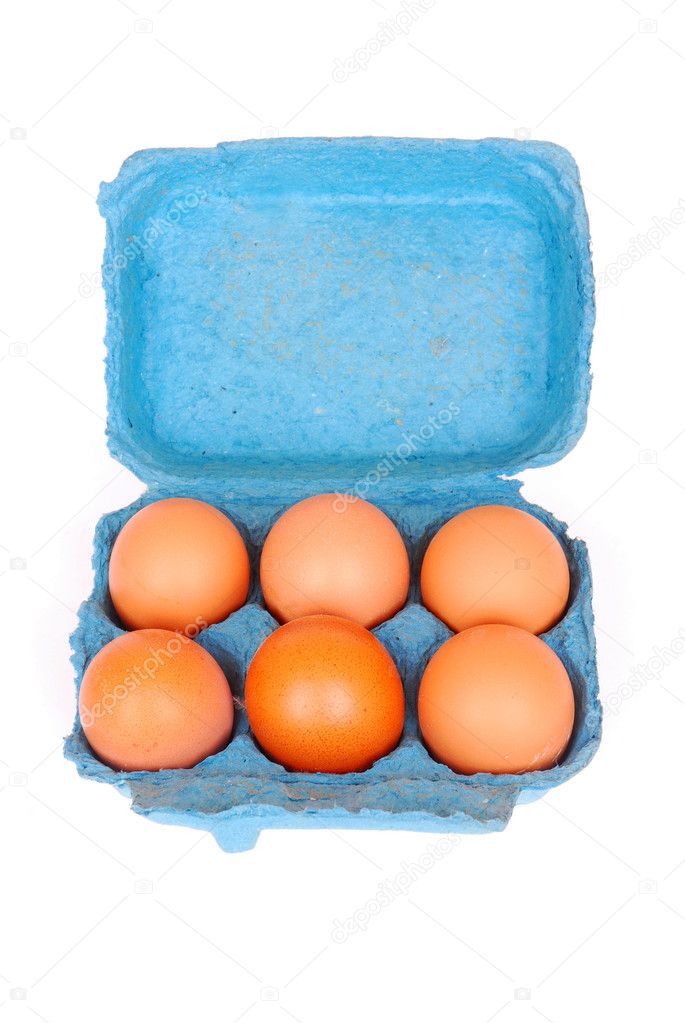 Six pack eggs — Stock Photo © AnkevanWyk #6406104