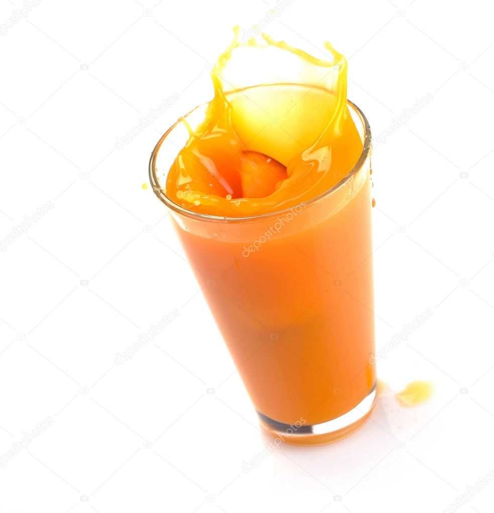 Peach juice splash Stock Photo by ©nikitos1977 6145001