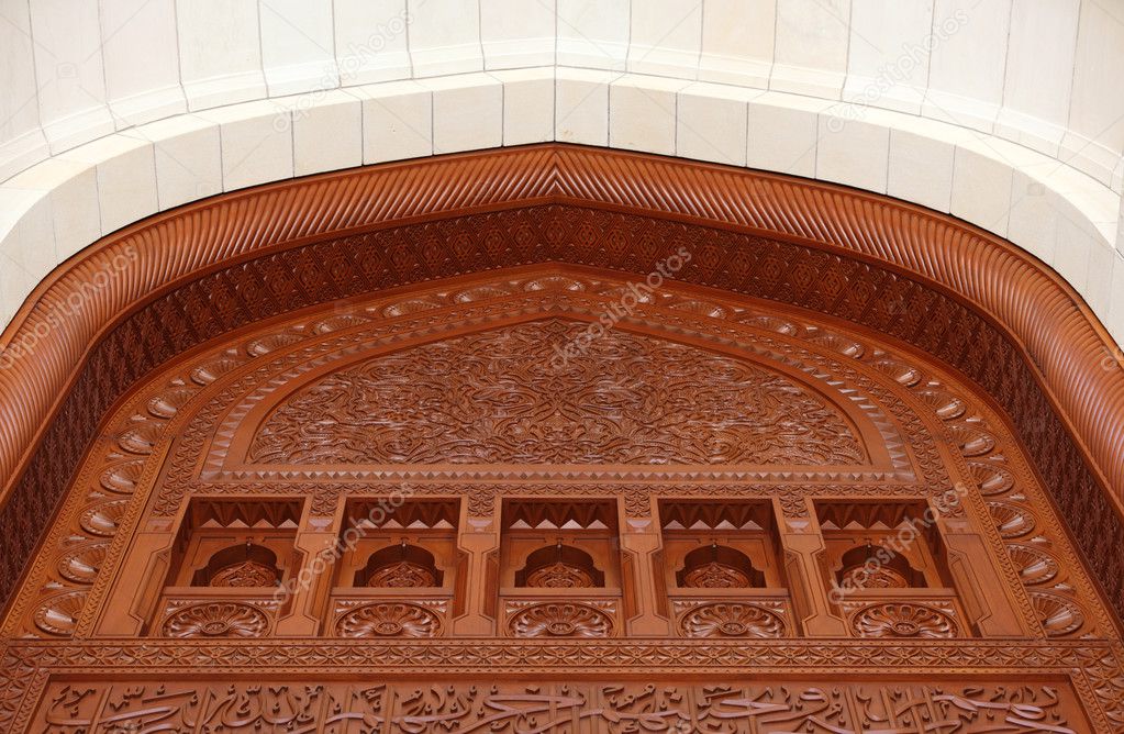 Beautiful Wood Carvings in Muscat, Oman — Stock Photo © philipus #6593756