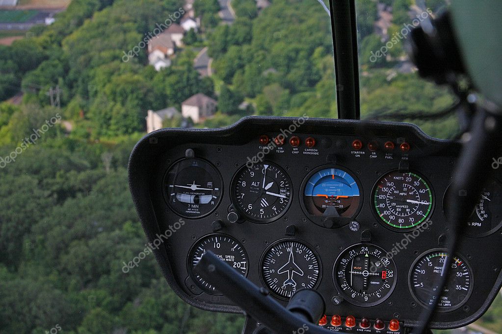 Helicopter Cockpit — Stock Photo © daveh900 #6583108