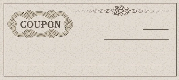 Coupon gold, template certificate Stock Vector Image by ©Mondi.h #6351108