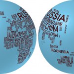 World map with country name — Stock Vector © Willypd #6714644