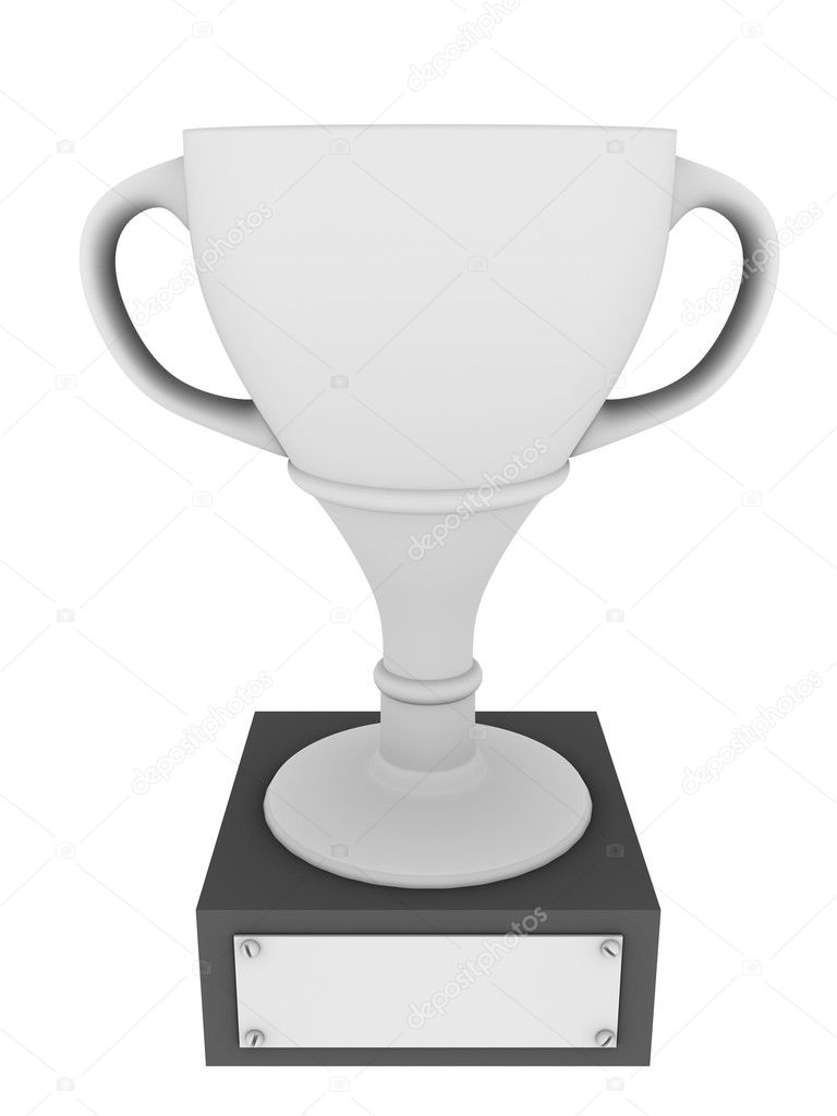 White trophy — Stock Photo © alfonsodetomas #6375995