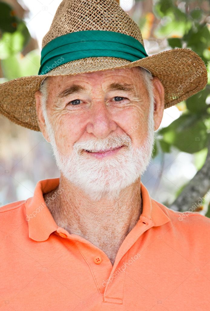 Senior Portrait - Face of Experience — Stock Photo © lisafx #6555636