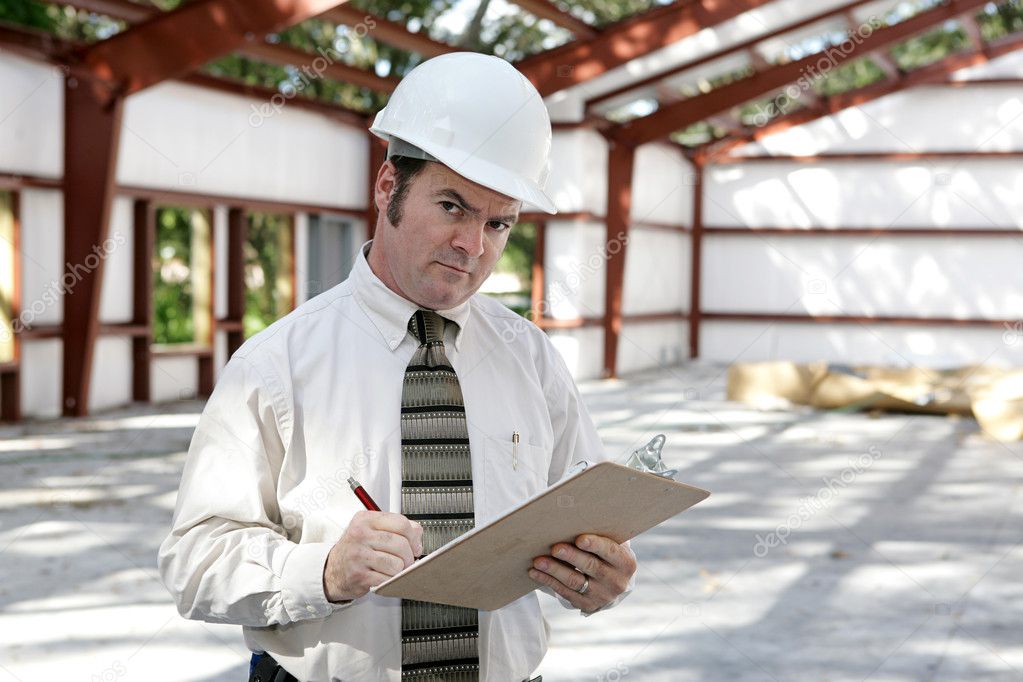 Construction Inspector - Suspicious — Stock Photo © lisafx #6671535