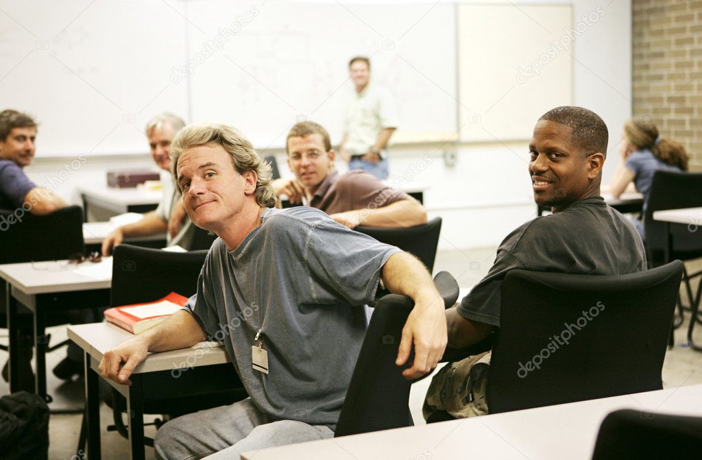 Adult Education Class — Stock Photo © lisafx #6685677
