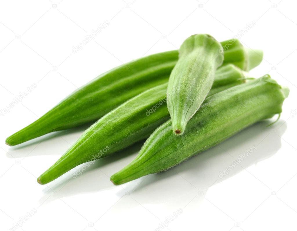 Fresh okra — Stock Photo © svetas #6739548