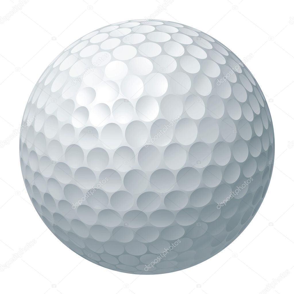 Golf Ball Vector Simple