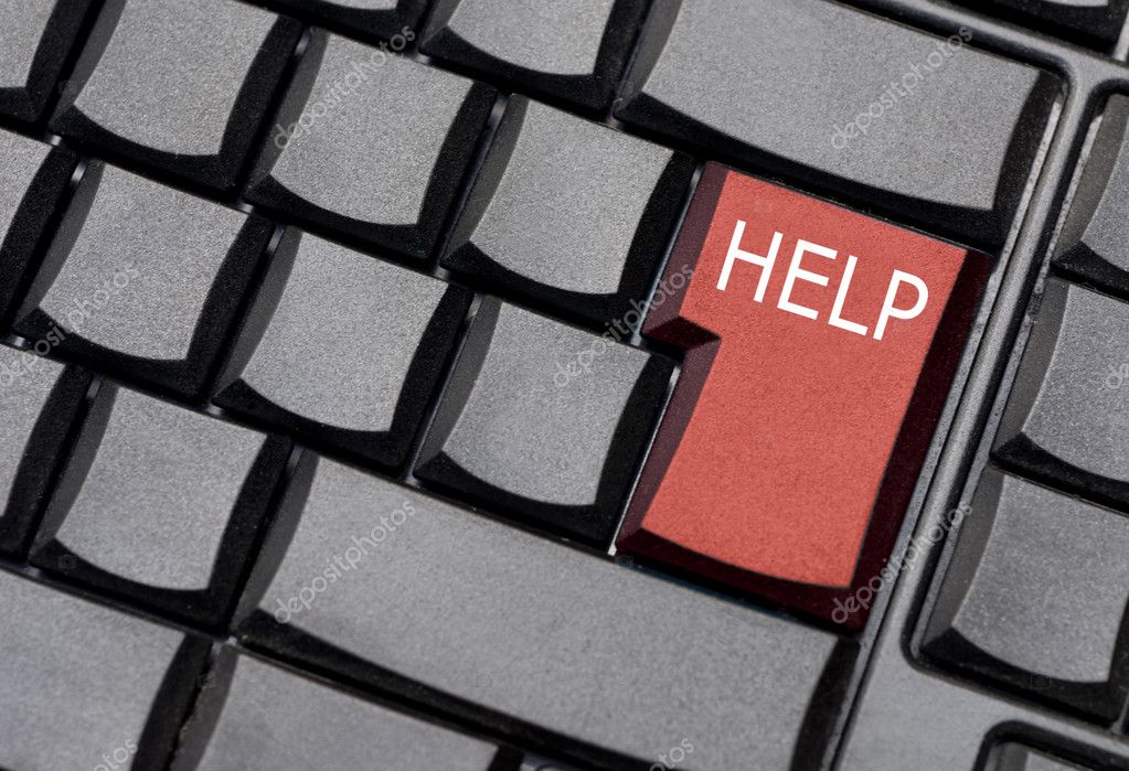 Help computer key — Stock Photo © sielemann #6446412