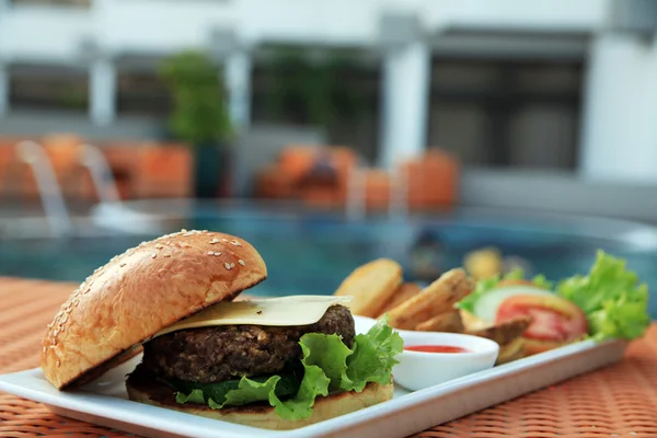 Pool burger Stock Photos, Royalty Free Pool burger Images | Depositphotos