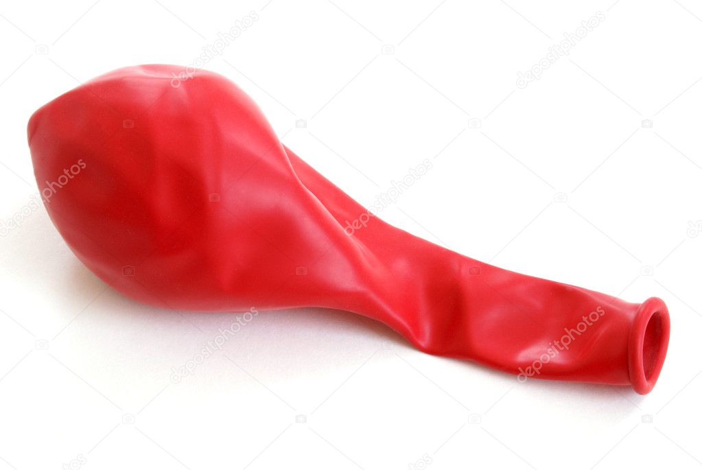 Deflated Red Balloon — Stock Photo © AlphaBaby #6500844