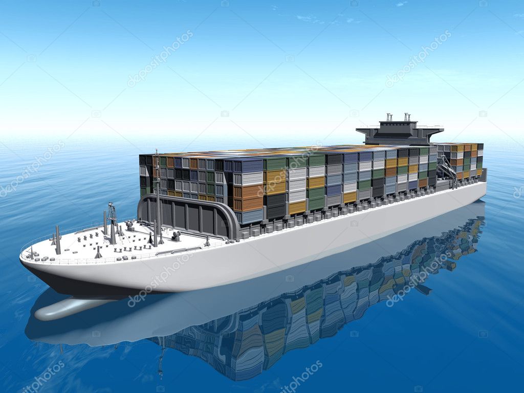 Cargo Ship — Stock Photo © njaj #6608247