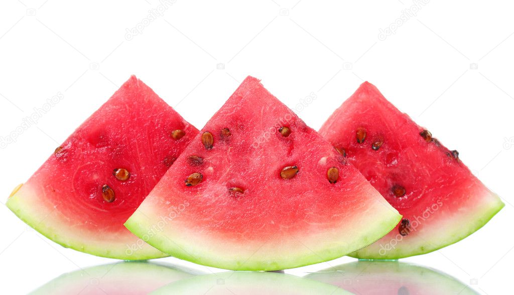 Slice of watermelon — Stock Photo © belchonock #6660064