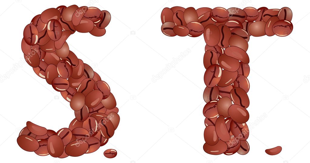 Coffee letter Stock Vector Image by ©TAlexey #6699312